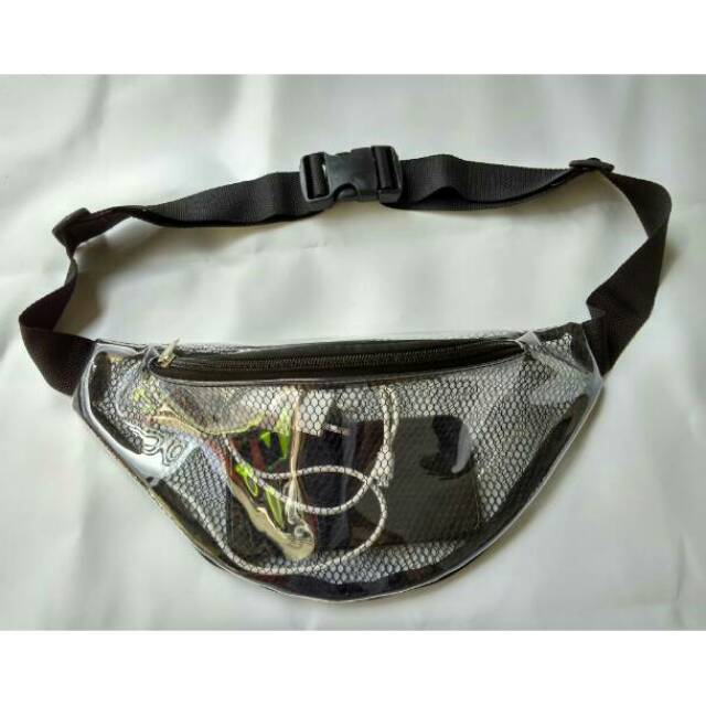 Jual Tas transparan waist bag transparan | Shopee Indonesia