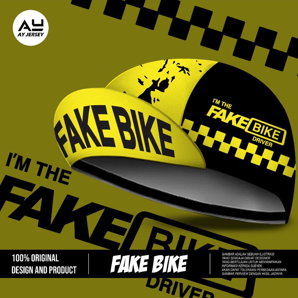 Jual CYCLING CAP FAKE BIKE | Shopee Indonesia
