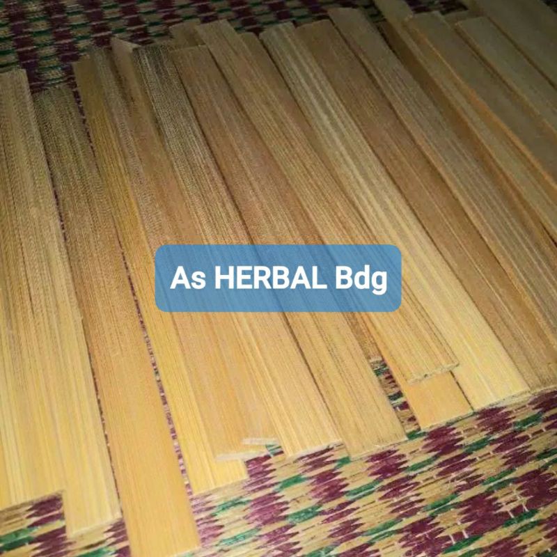 Jual Belahan bambu berkwalitas halus L 2 cm P 40 Cm isi 50 batang-az ...