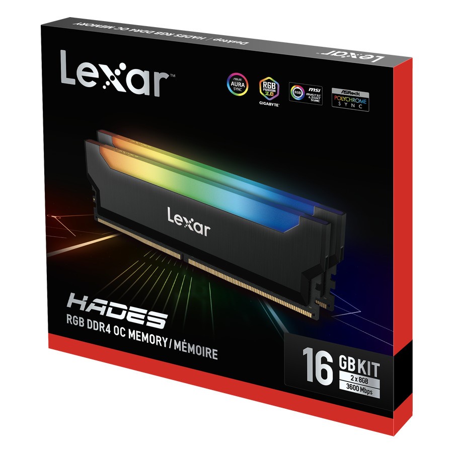 Jual RAM PC Lexar HADES RGB DDR4 16GB PC28800 3600Mhz 3600 (2x8Gb ...