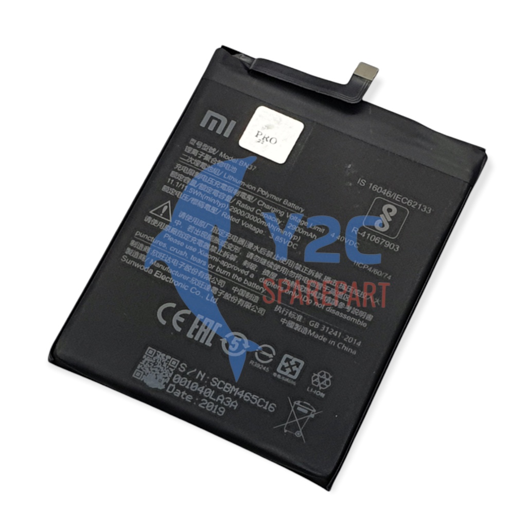 Jual BATERAI XIAOMI REDMI 6 6A / BN37 ORIGINAL OEM / BATREI BATRAI ...