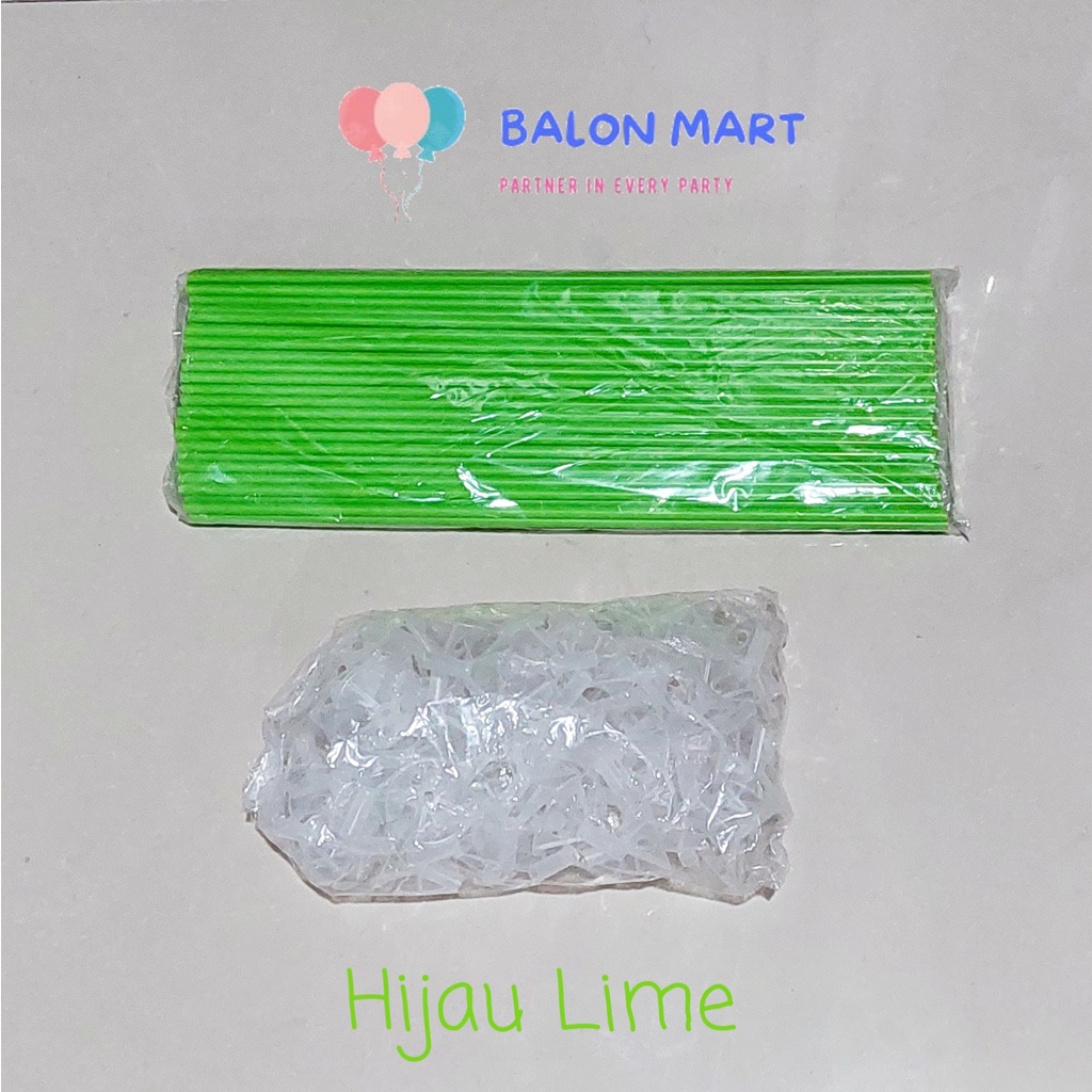 Jual Stik Balon / Stick Balon/ Pegangan Balon / Gagang Balon (satuan ...