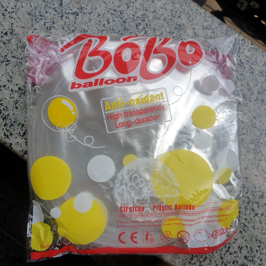 Jual Balon Bobo PVC 20 inch / 20" per pack isi 50pcs | Shopee Indonesia