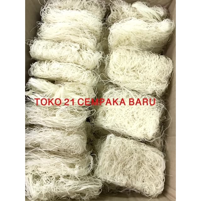 Jual Bihun Putih Mentah Curah 1 KG | Bihun Mi Mie Kering 1000g 1000 gr ...