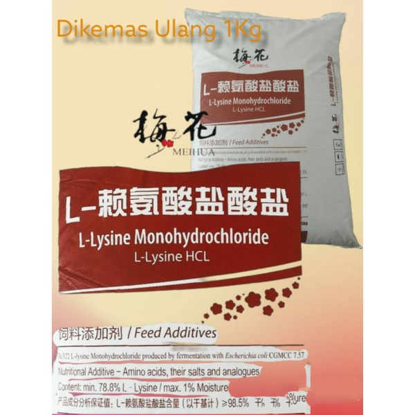 Jual Lysine 1kg Lisin Asam Amino Hewan | Shopee Indonesia
