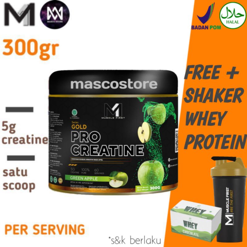 Jual M1 creatine muscle first creatine monohydrate 360gr | suplemen ...