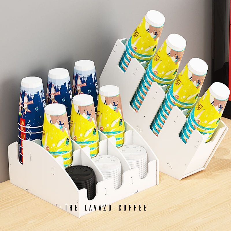 Jual PAPER CUP STORAGE HOLDER RACK | Rak Penyimpanan Gelas Kertas ...
