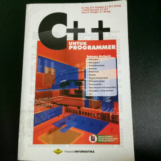 Jual original buku C++ untuk programmer penerbit informatika karangan Dr.Eng.R.H.Sianipar,S.T.M ...