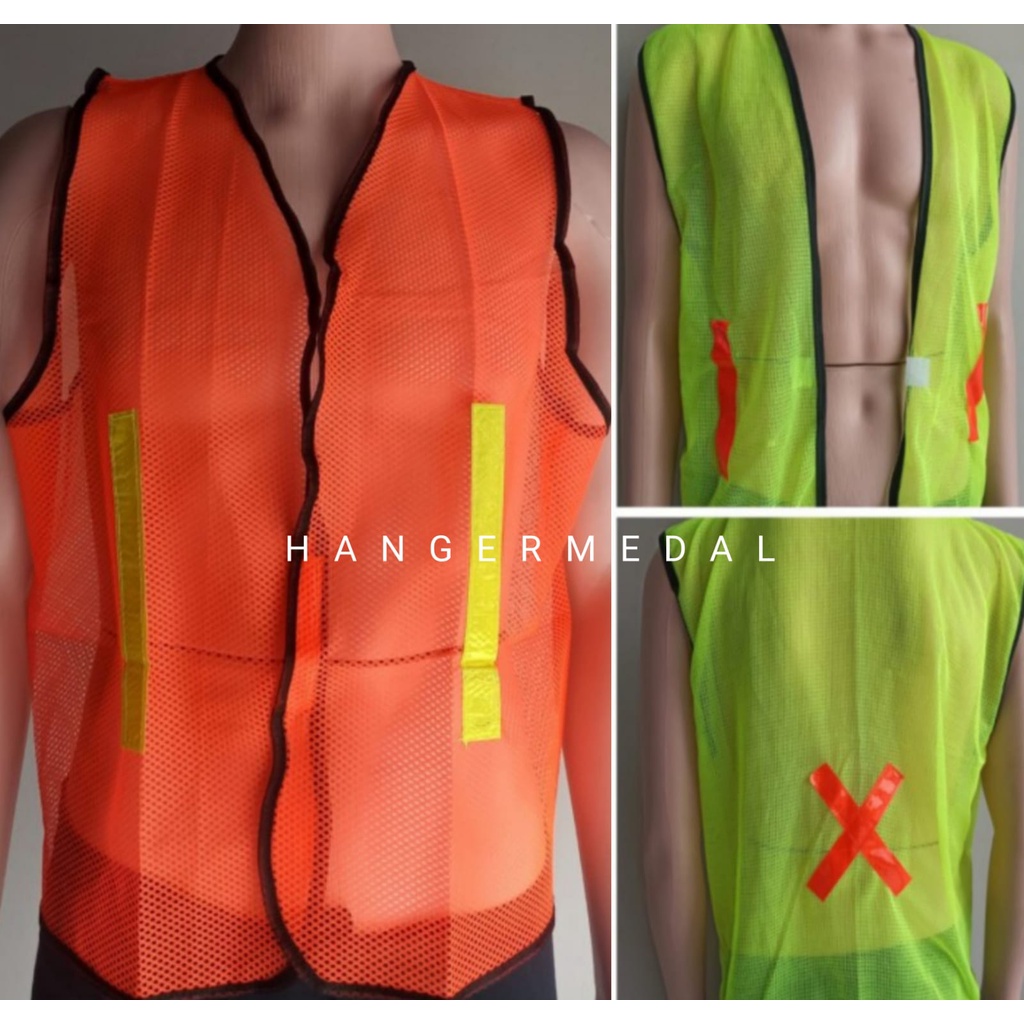 Jual Safety vest lari sepeda rompi jaring keselamatan mantul malam ...