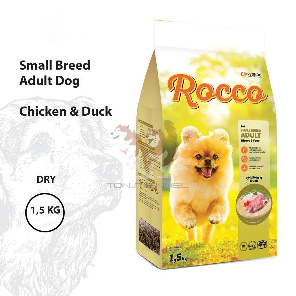 Jual CPPETINDO Rocco Chicken & Duck Small Breed Adult Dog Food 1,5 kg ...