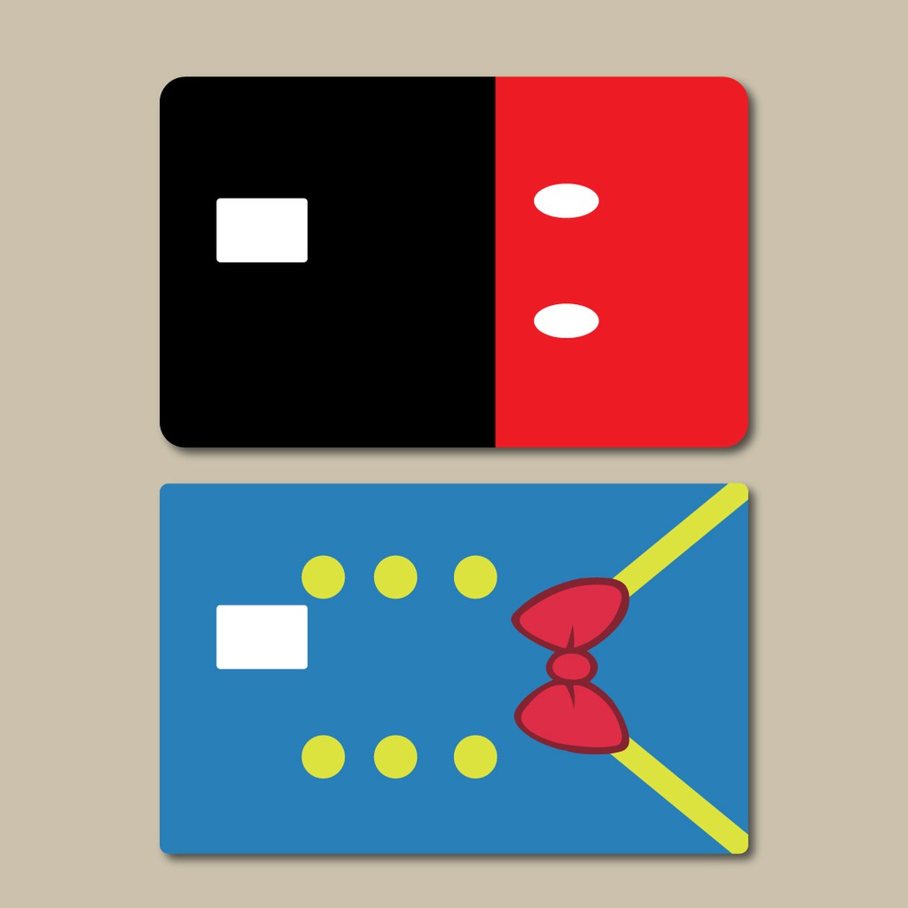 Jual Skin card stiker kartu flash debit card atm vinyl baju mickey ...