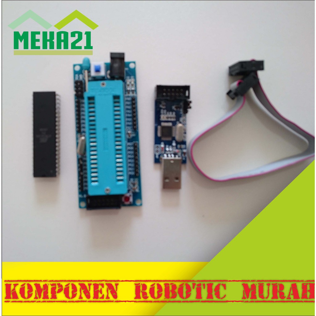 Jual Minimum System Atmega 16/ 32/8535 + usb isp + atmega 16a | Shopee ...