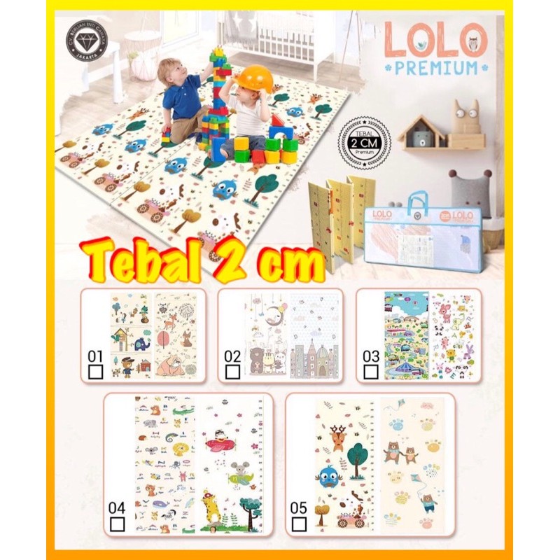 Jual PLAYMATE BAYI/PLAYMAT/PLAYMATE SIZE 180x200 TEBAL 2CM PREMIUM ...