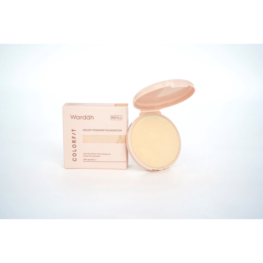 Jual Wardah (REFILL) Colorfit Velvet Powder Foundation 11 g | Shopee Indonesia