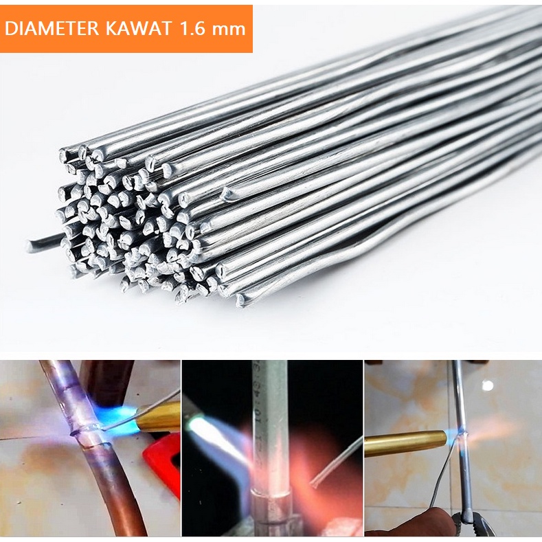 Jual Kawat Las Stik Alumunium Electrode Welding Wire 1.6 mm Pengelasan ...