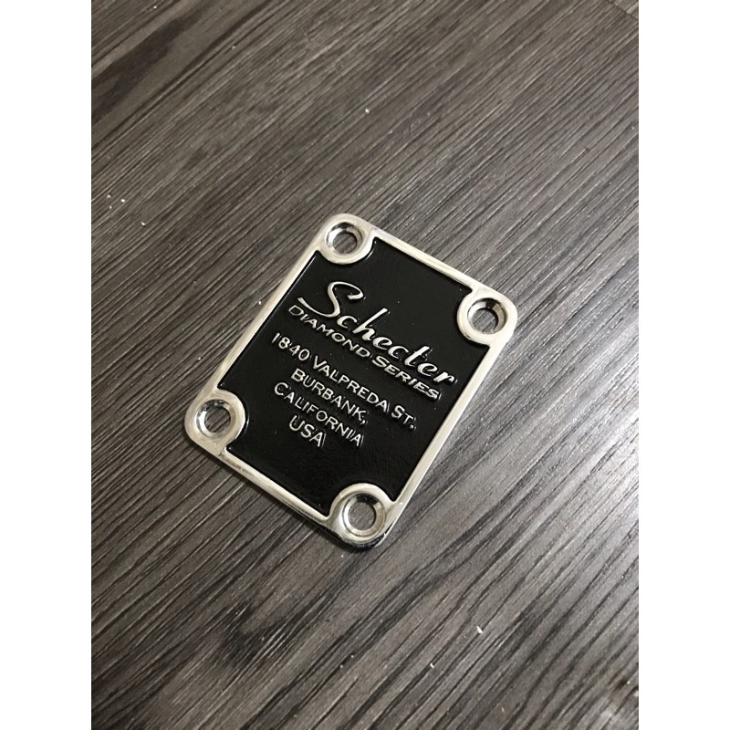 Jual neck plate back plate plat belakang schecter california USA ...