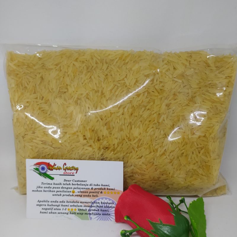 Jual BASMATI GOLDEN SELLA RICE 1KG | Shopee Indonesia