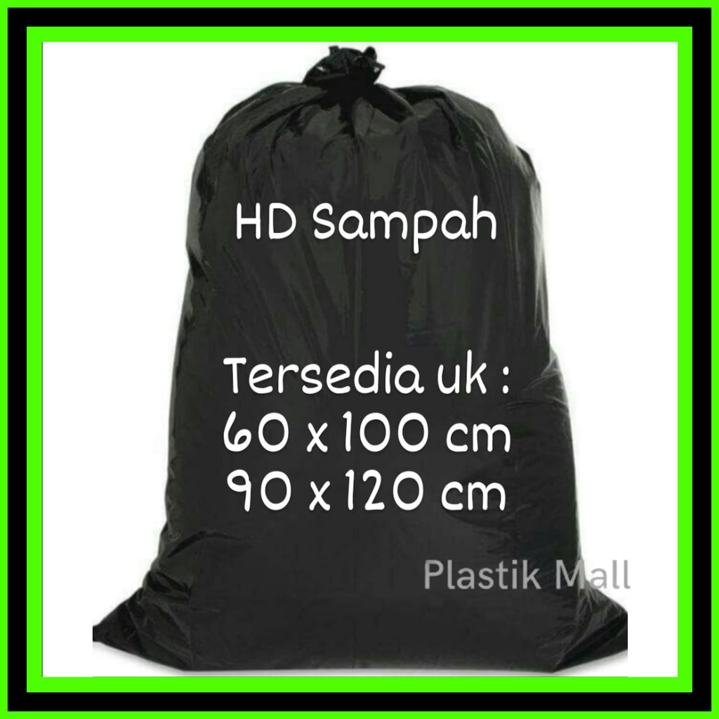 Jual Kantong Plastik Sampah Trash Bag Hitam Ukuran 60x100 / 90x120 ...