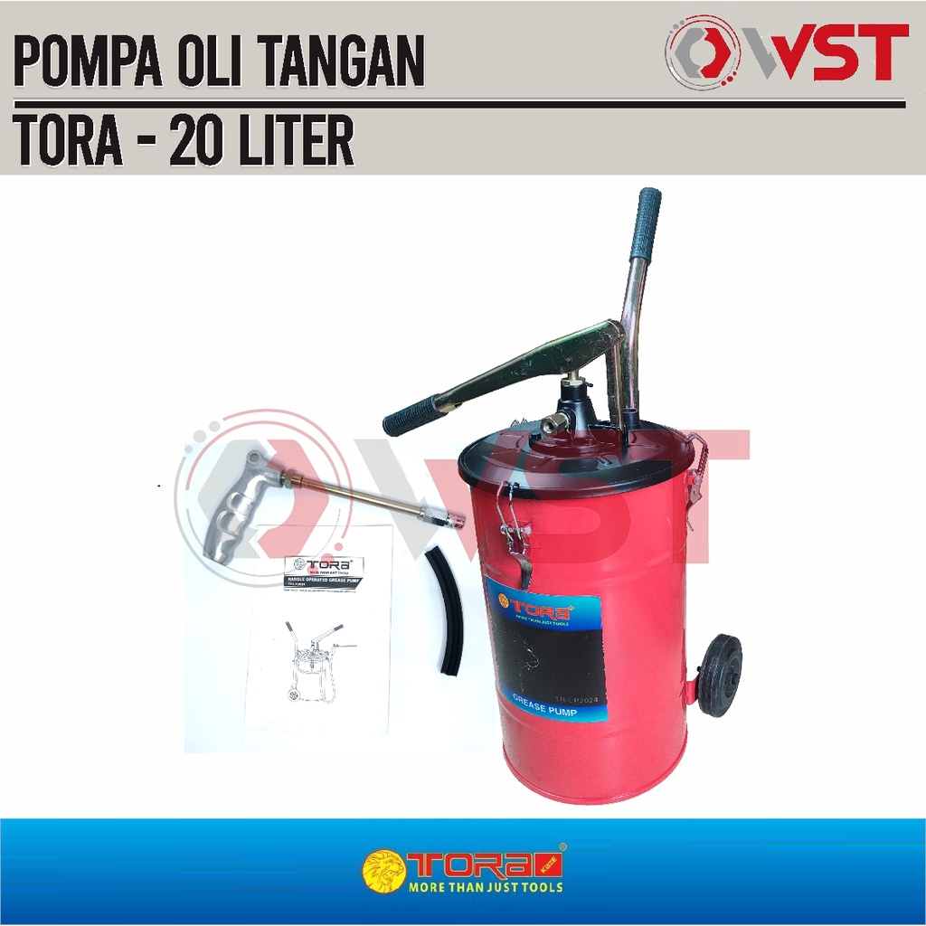 Jual Tora Hand Grease Pump 20 liter / Pompa Gemuk Drum 20liter / 20 L | Shopee Indonesia