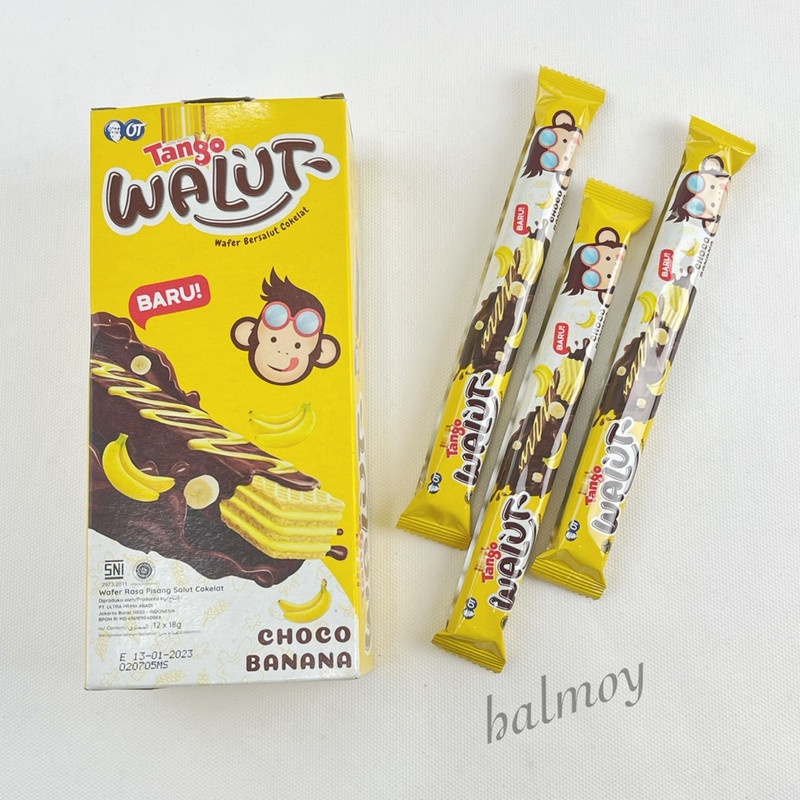 Jual WAFER TANGO WALUT CHOCO BANANA 18 GR ( 12 PCS ) | Shopee Indonesia Jual WAFER TANGO WALUT CHOCO BANANA 18 GR ( 12 PCS ) | Shopee Indonesia