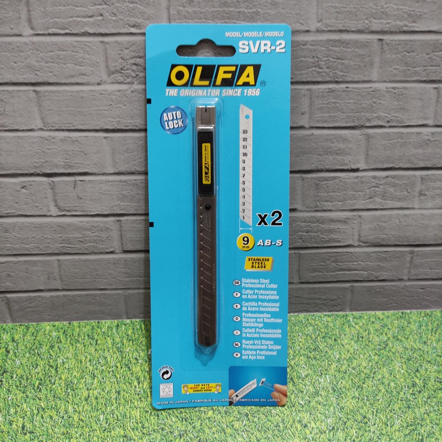 Jual Pisau Cutter OLFA SVR-2 Auto-Lock 9mm Snap-Off blade cutter JAPAN | Shopee Indonesia