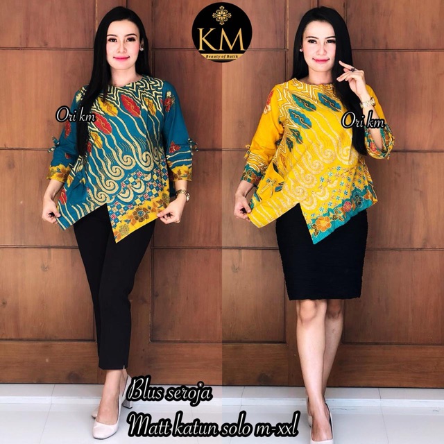 Jual Blus Seroja Batik | Shopee Indonesia
