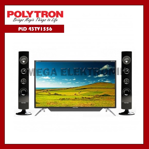 Jual POLYTRON PLD 43TV1556 LED TV 43 INCH FULL HD DIGITAL CINEMAX TOWER ...