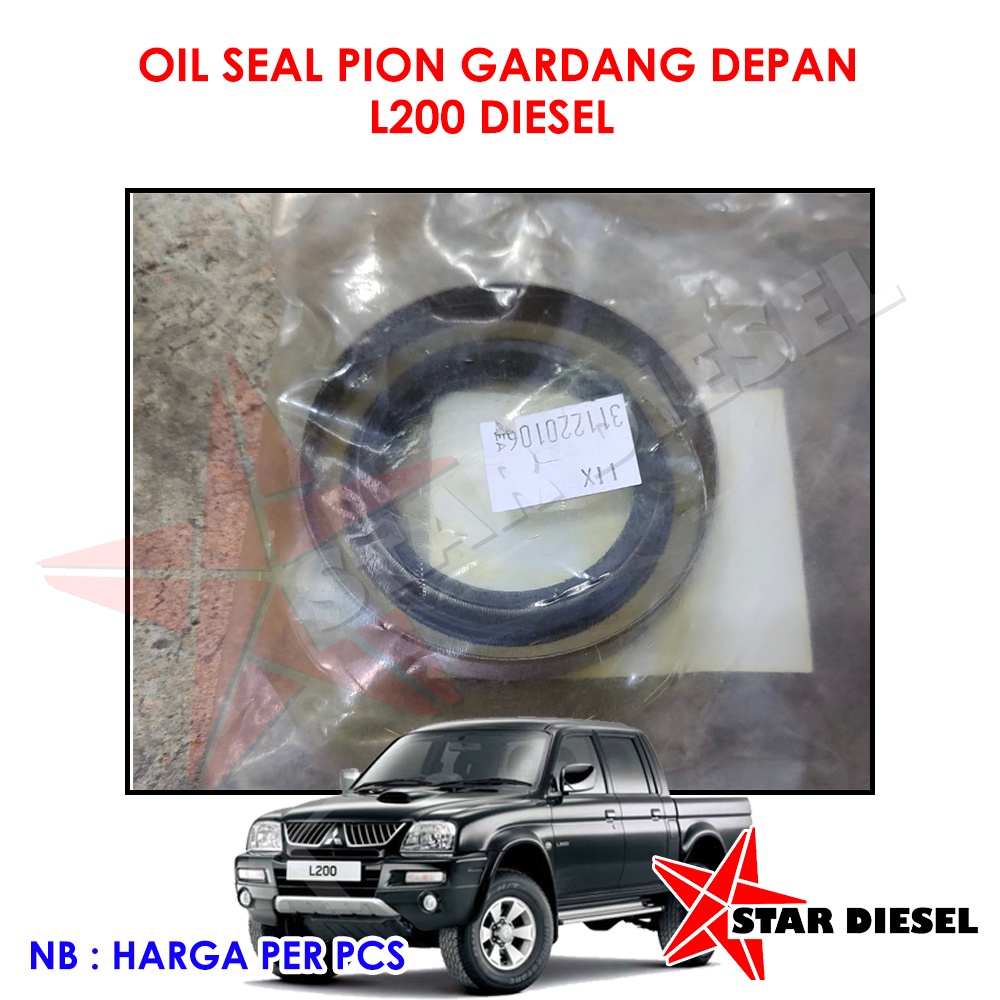 Jual SEAL PION GARDANG DEPAN L200 DIESEL MB160578 OIL SEAL PINION DRIVE ...