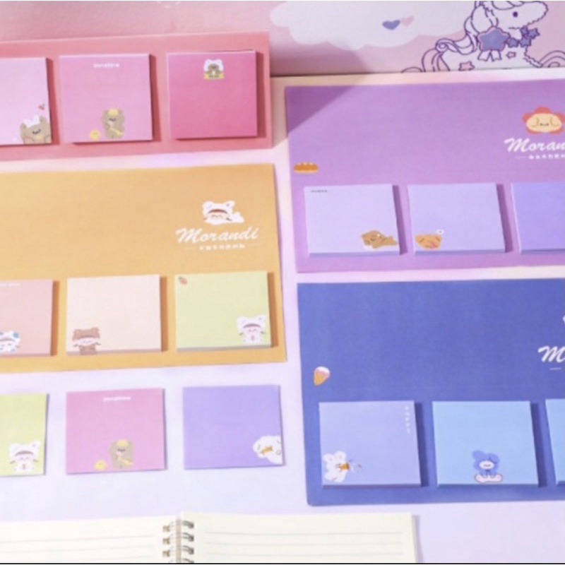 Jual sticky notes/ kertas memo/ memopad isi 3 pc kawaii lucu aneka ...