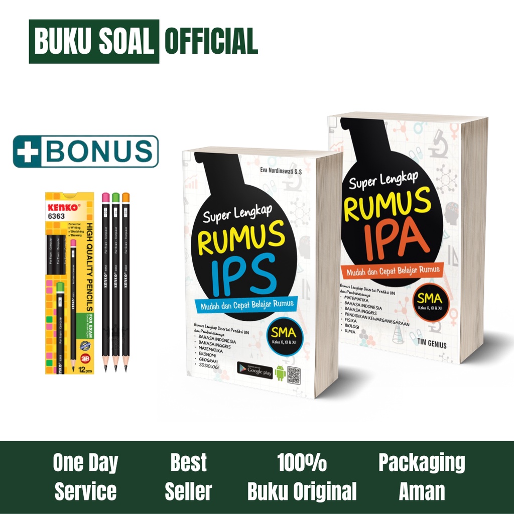 Jual BUKU RUMUS SMA IPA & IPS / SUPER LENGKAP RUMUS SMA IPA & IPS ...