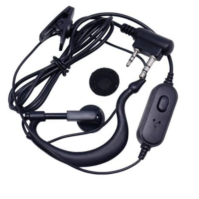 Jual Headset earphone HT baofeng UV-5r standar produk china (soft ear ...