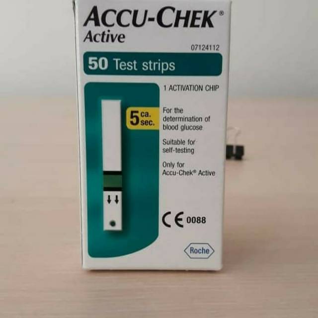 Jual Strip accu check active/strip Gula Accucheck active | Shopee Indonesia