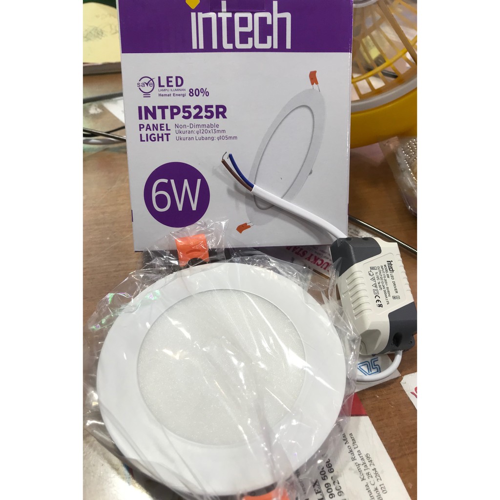 Jual Downlight Lampu Led Panel Intech 6 Watt Inbow (Pemakaian Dalam ...