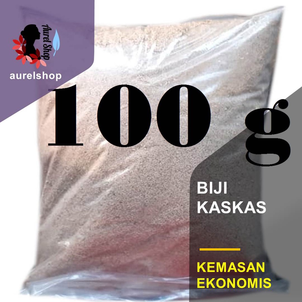 Jual 100 gram Biji Kaskas | Shopee Indonesia
