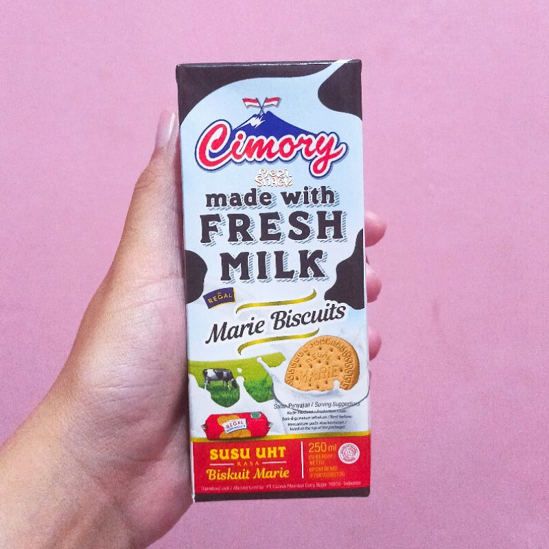 Jual Cimory Fresh Milk Marie Biscuits Regal / Susu UHT / Susu Anak ...