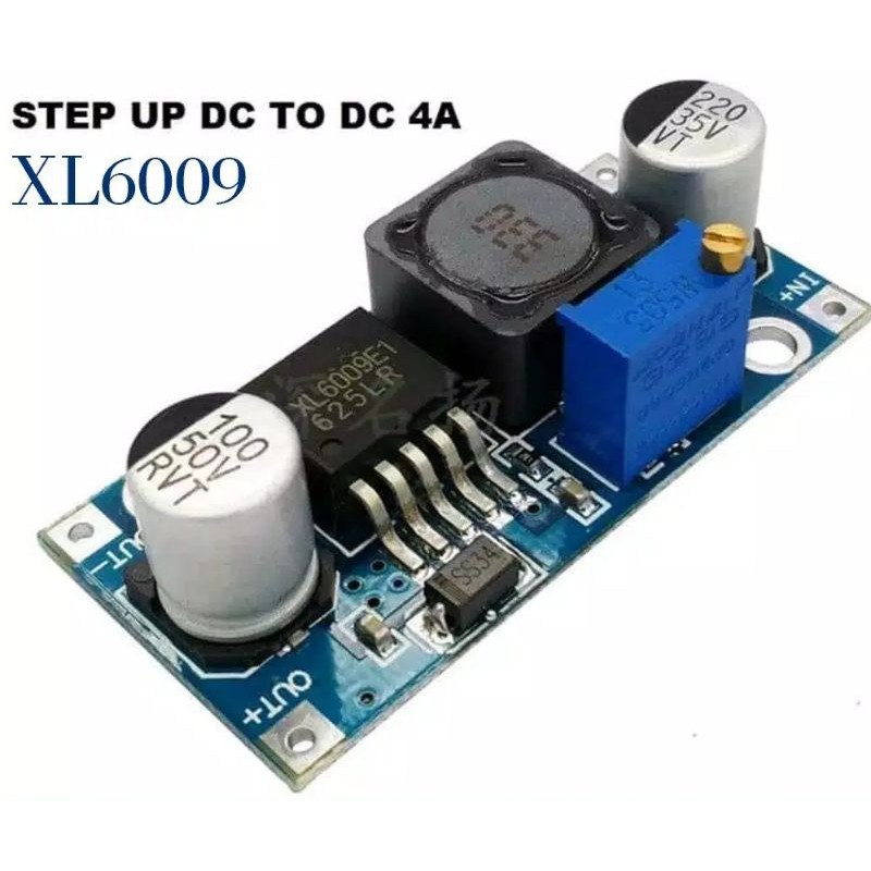Jual Modul step Up XL6009 (penaik tegangan dc) 3-32vdc 4a | Shopee ...