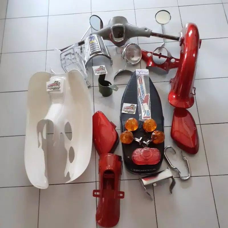 Jual Paket Lengkap Body C70 C50 Pispot Komplit Kepala Set Sein Sayap ...