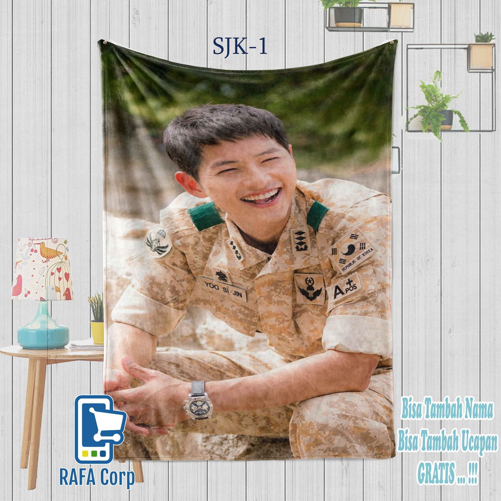 Jual Selimut Custom Foto Artis Drama Korea Song Joong Ki | Shopee Indonesia