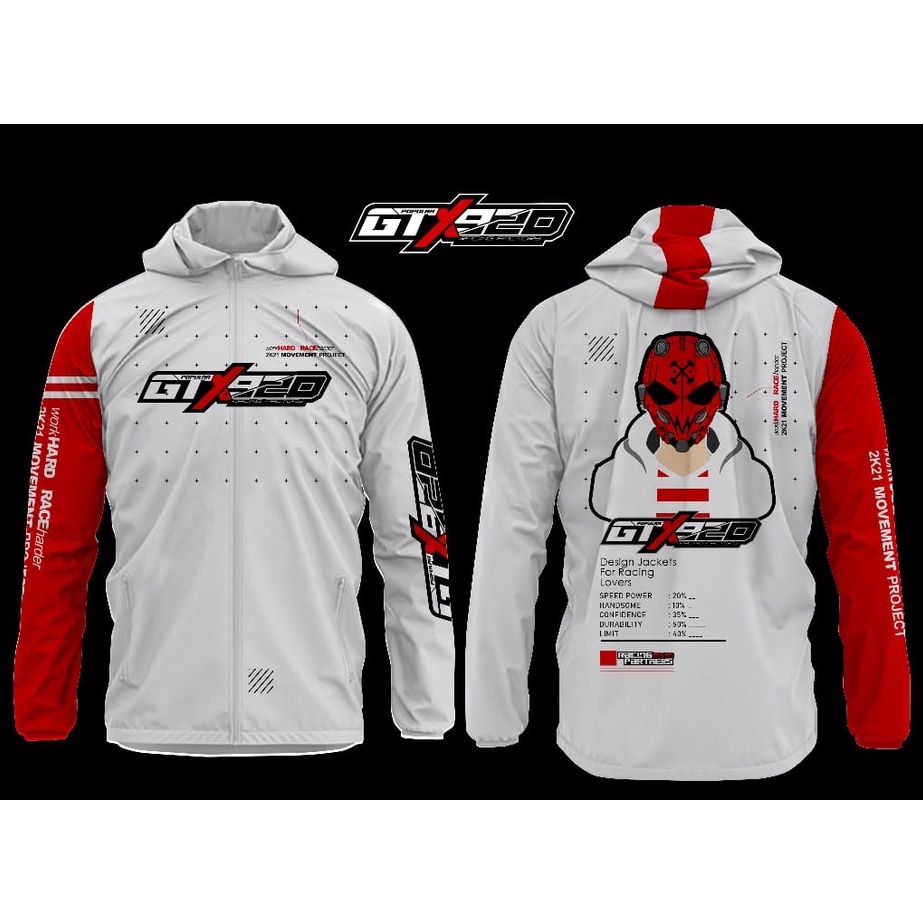 Jual JAKET RACING PRINTHING, taslan parasut full print | Shopee Indonesia