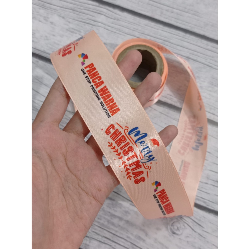 Jual Cetak Pita Desain Custom Full Printing / Cetak Pita Custom ...