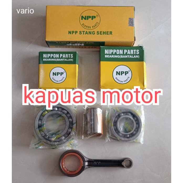Jual stang seher conrod plus bearing kruk as honda vario 125 old led original npp | Shopee Indonesia