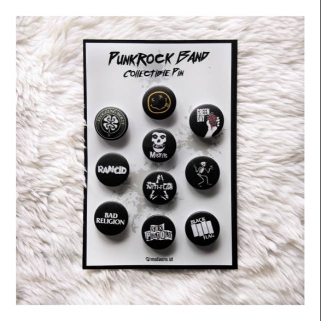 Jual Punkrock Band Collectible Pin | Shopee Indonesia