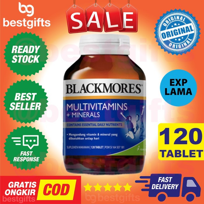 Jual Blackmores Multivitamins Multivitamin Multi Vitamin Vitamin 120 ...