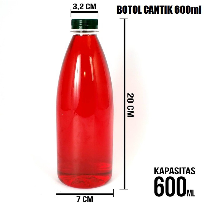 Jual Botol Cantik 600ml-Botol Sinom 600ml-Botol Sari Kedelai 600ml ...