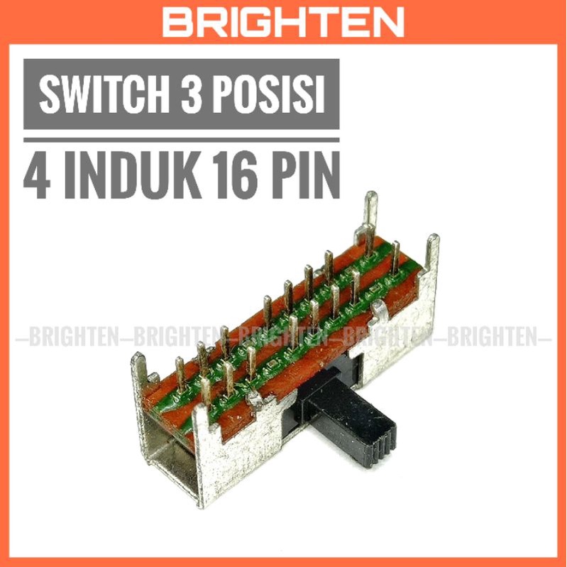 Jual Switch Geser 3 Posisi 4 Induk 16 Pin | Shopee Indonesia