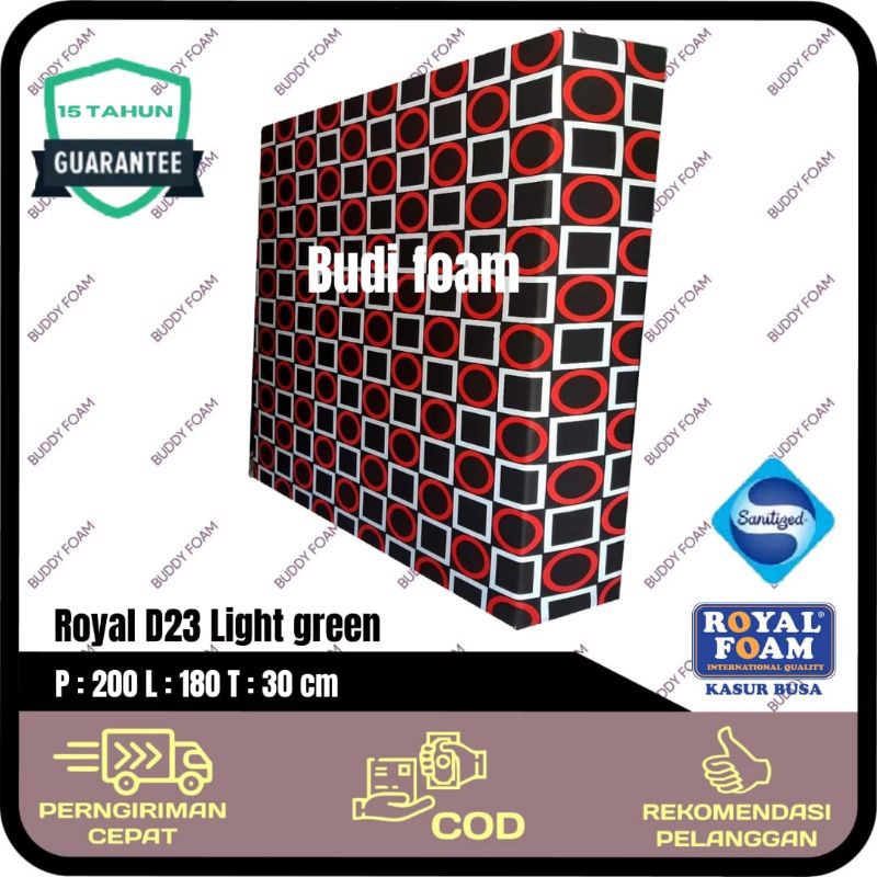 Jual ROYAL FOAM Kasur Busa Royal D23 no.1 size 200 x 180 x 30 cm ...