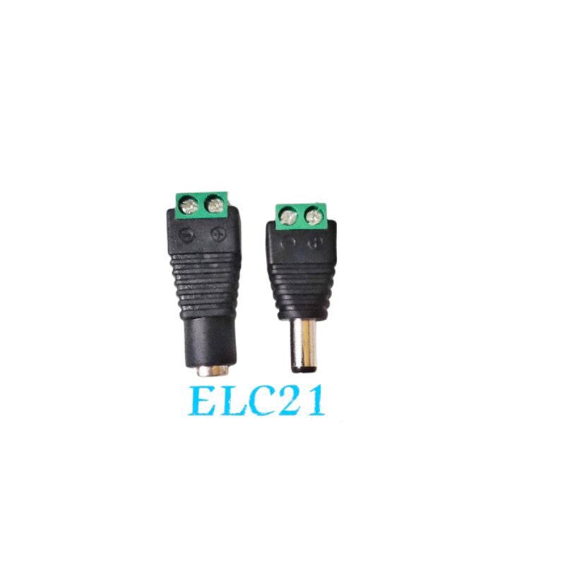 Jual jack dc cctv male female satu set | Shopee Indonesia