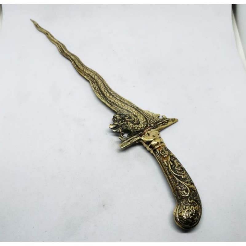 Jual keris nogo sosro naga sasra kuningan sari antik | Shopee Indonesia