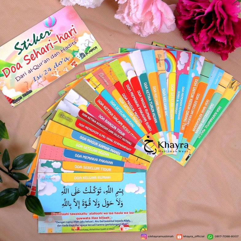 Jual [(BAYAR DITEMPAT) READY STOCK STICKER DOA SEHARI-HARI ISI 24 DOA ...