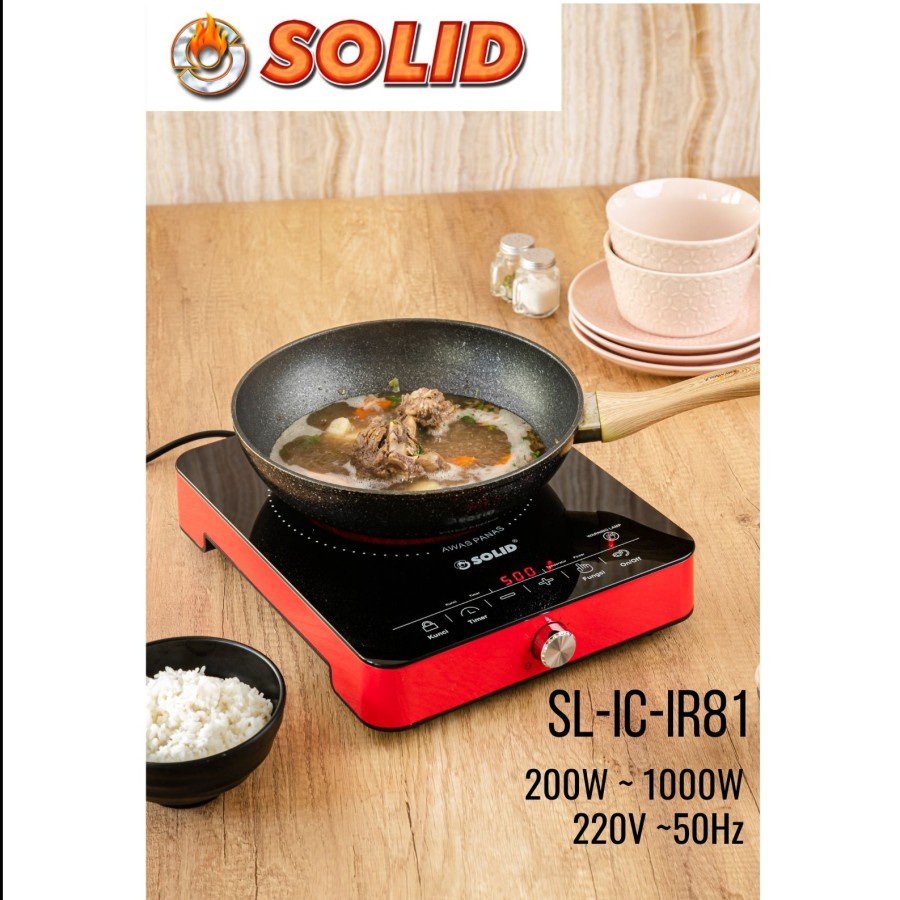 Jual SOLID SL-IC-IR-81 Kompor Induksi Infrared Keramik | Shopee Indonesia